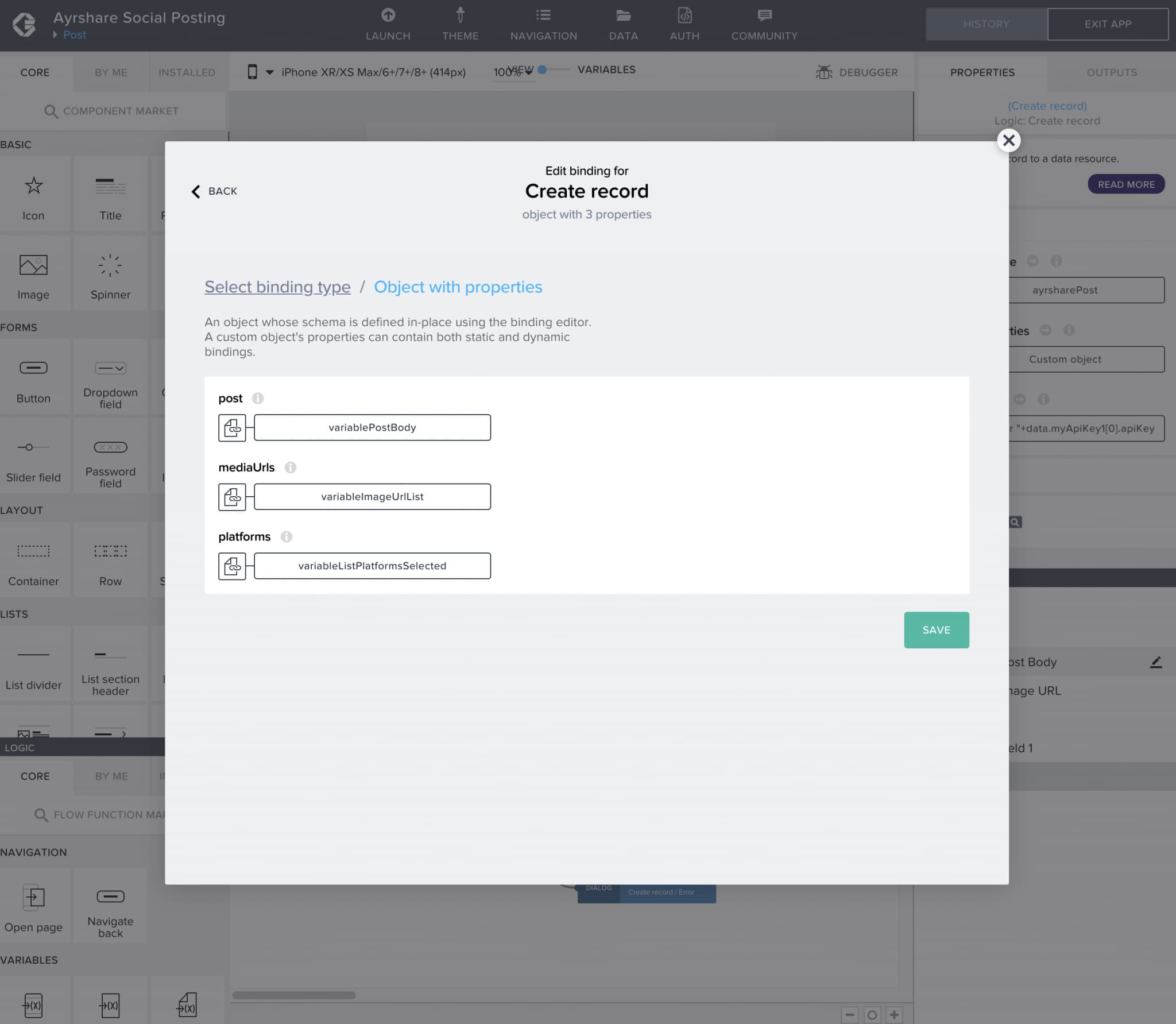 Build A Social Media Posting Mobile App With No Code