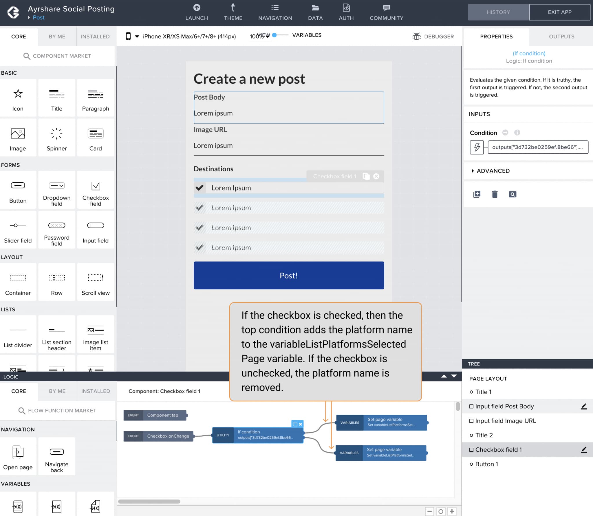Build A Social Media Posting Mobile App With No Code