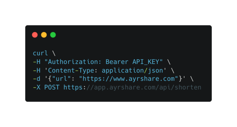 Social Media Analytics API | Ayrshare